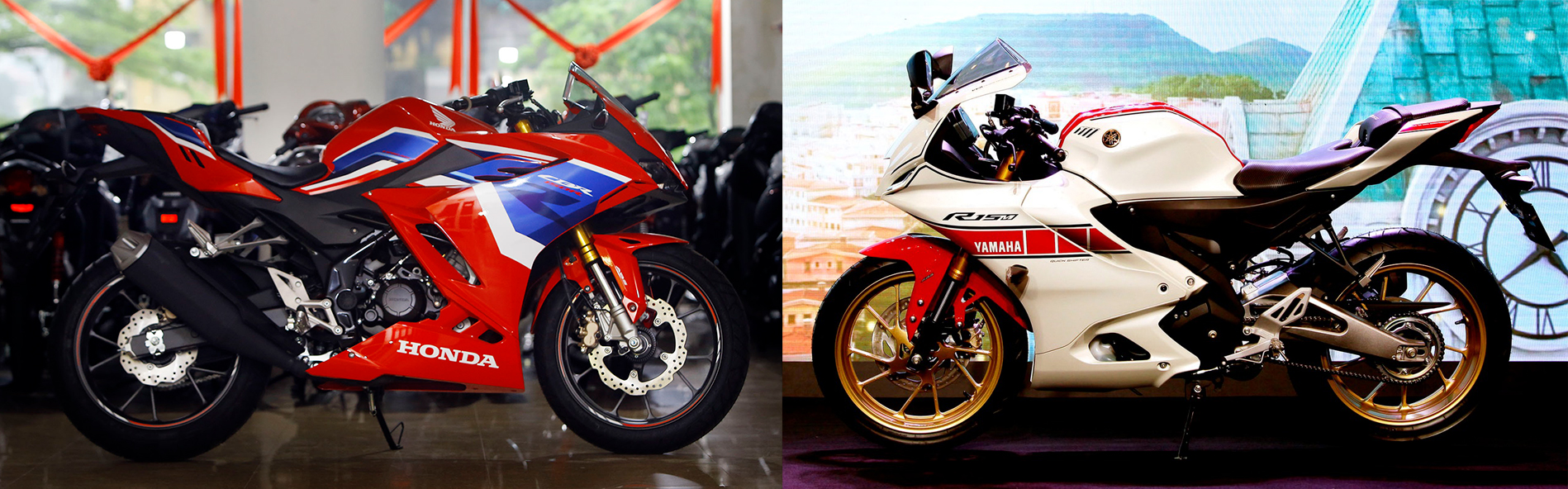 Thế giới 2 bánh: So sánh Honda CBR150R và Yamaha R15M