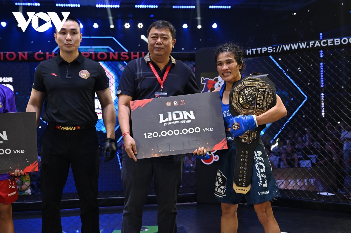 MMA Lion Championship 10: "Nữ hoàng Muay" bảo vệ thành công đai vô địch