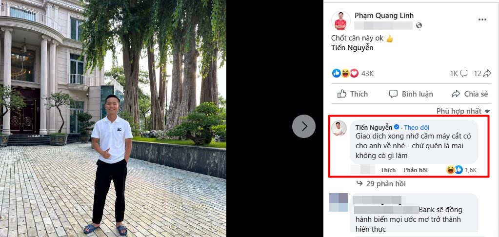 Quang Linh Vlog khoe chốt căn biệt thự nguy nga, dân tình đoán khối tài sản khổng lồ ở tuổi 26