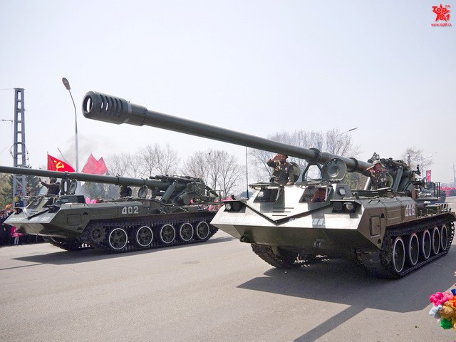 Pháo tự hành M1989 Triều Tiên giữ kỷ lục bắn xa 60 km