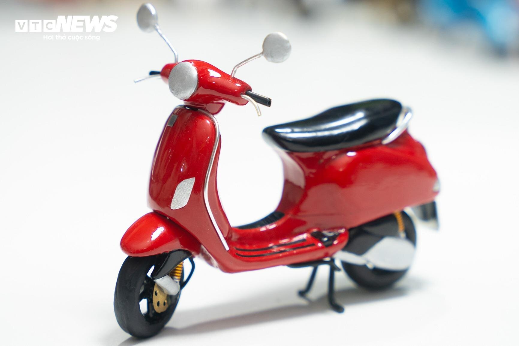 Bộ sưu tập mô hình xe máy bằng đất sét của chàng trai 9X Hà thành