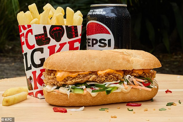 KFC chính thức đưa món bánh mì vào menu