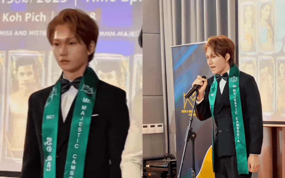 Mỹ Nam Soung Thona gây bão tại Nam vương Campuchia 2025 với nhan sắc xuất sắc