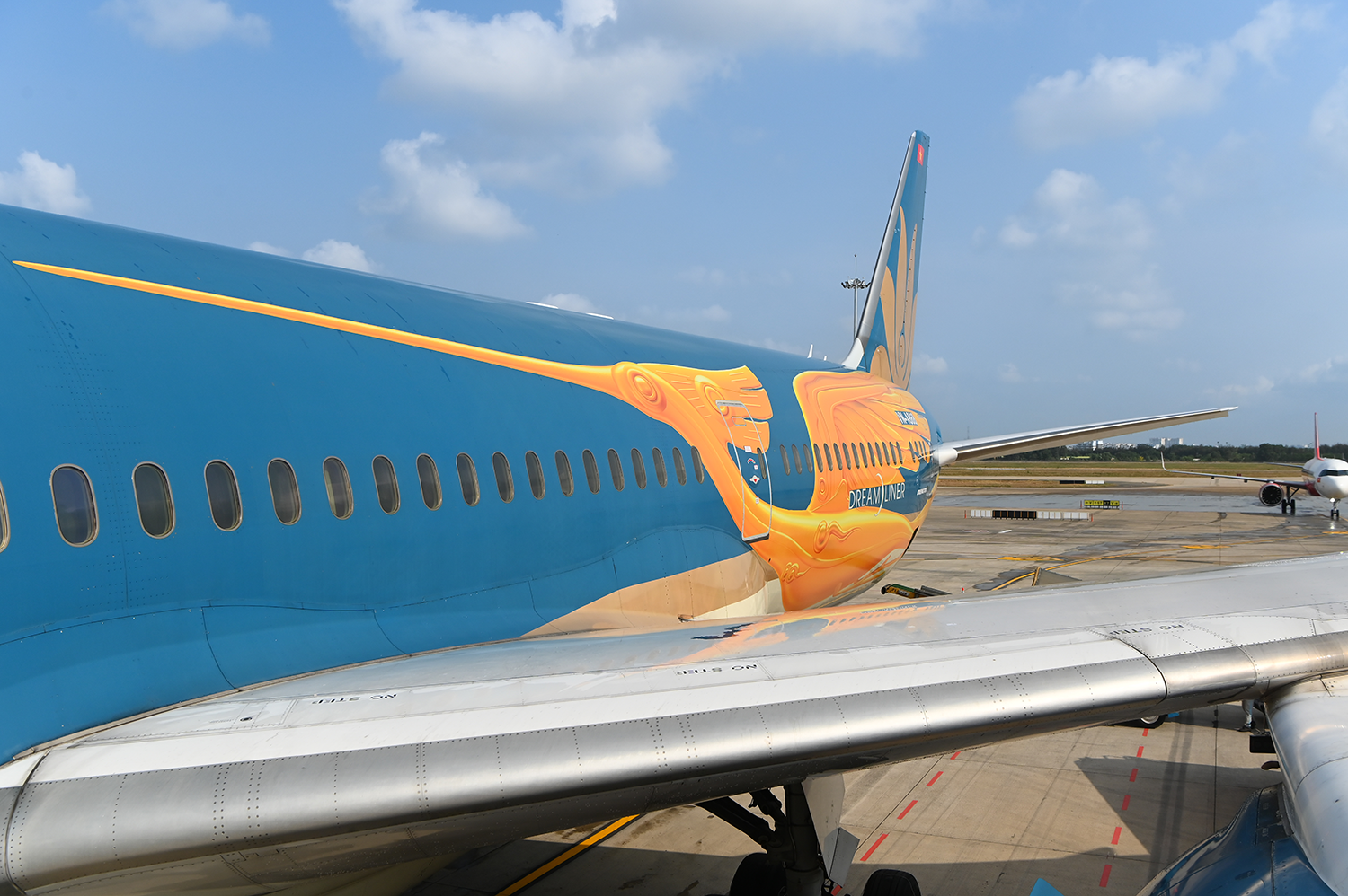 Ấn tượng hình ảnh Chim Lạc trên máy bay Vietnam Airlines đến/đi từ Tân ...