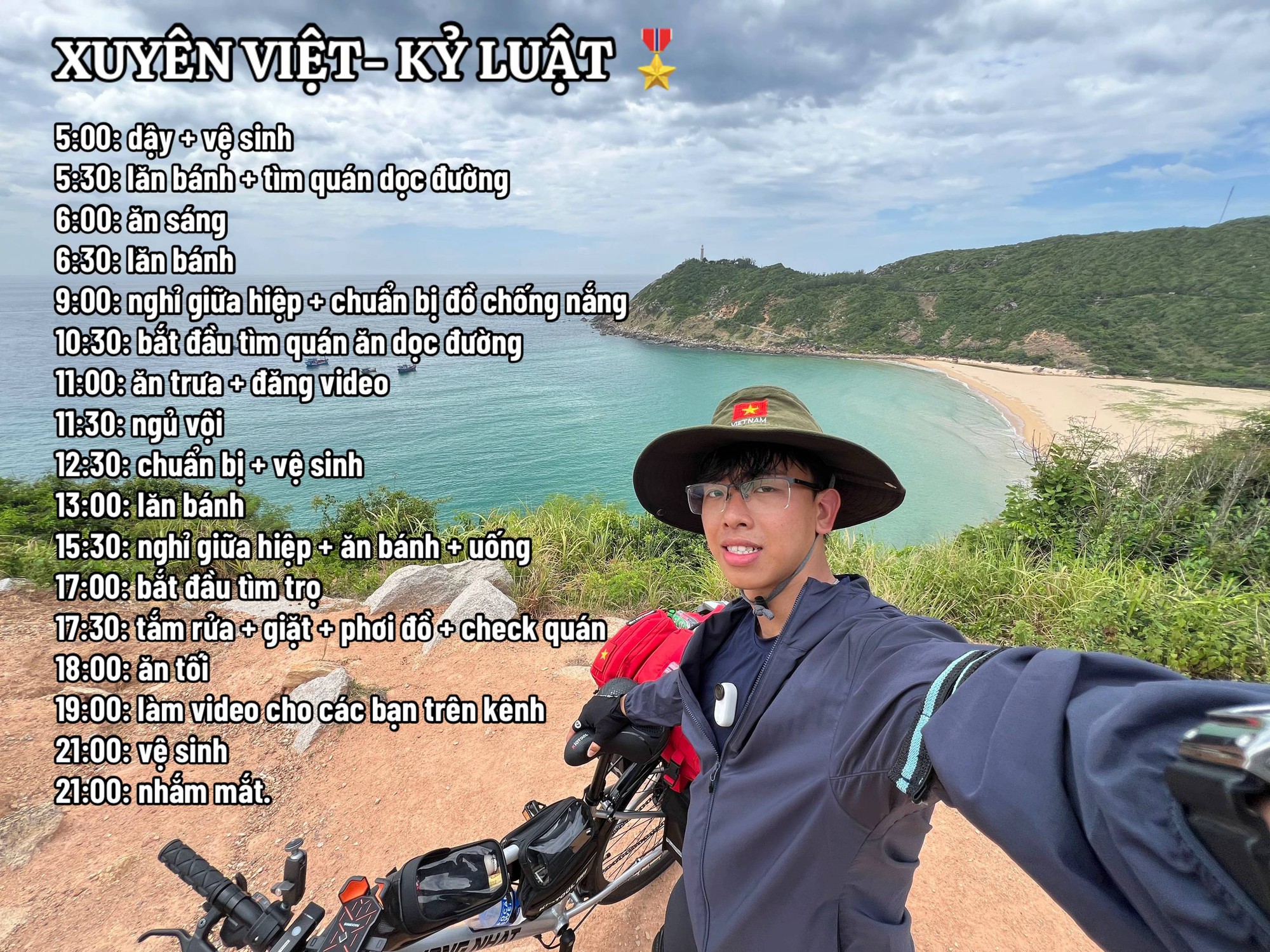 Sự thật khó tin về chàng trai 2k2 đạp xe từ TP.HCM ra Hà Nội xem diễu ...