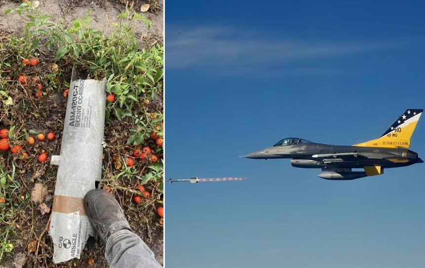 F-16 Ba Lan đánh chặn UAV Geran-2 nhưng gây hư hại nhà dân