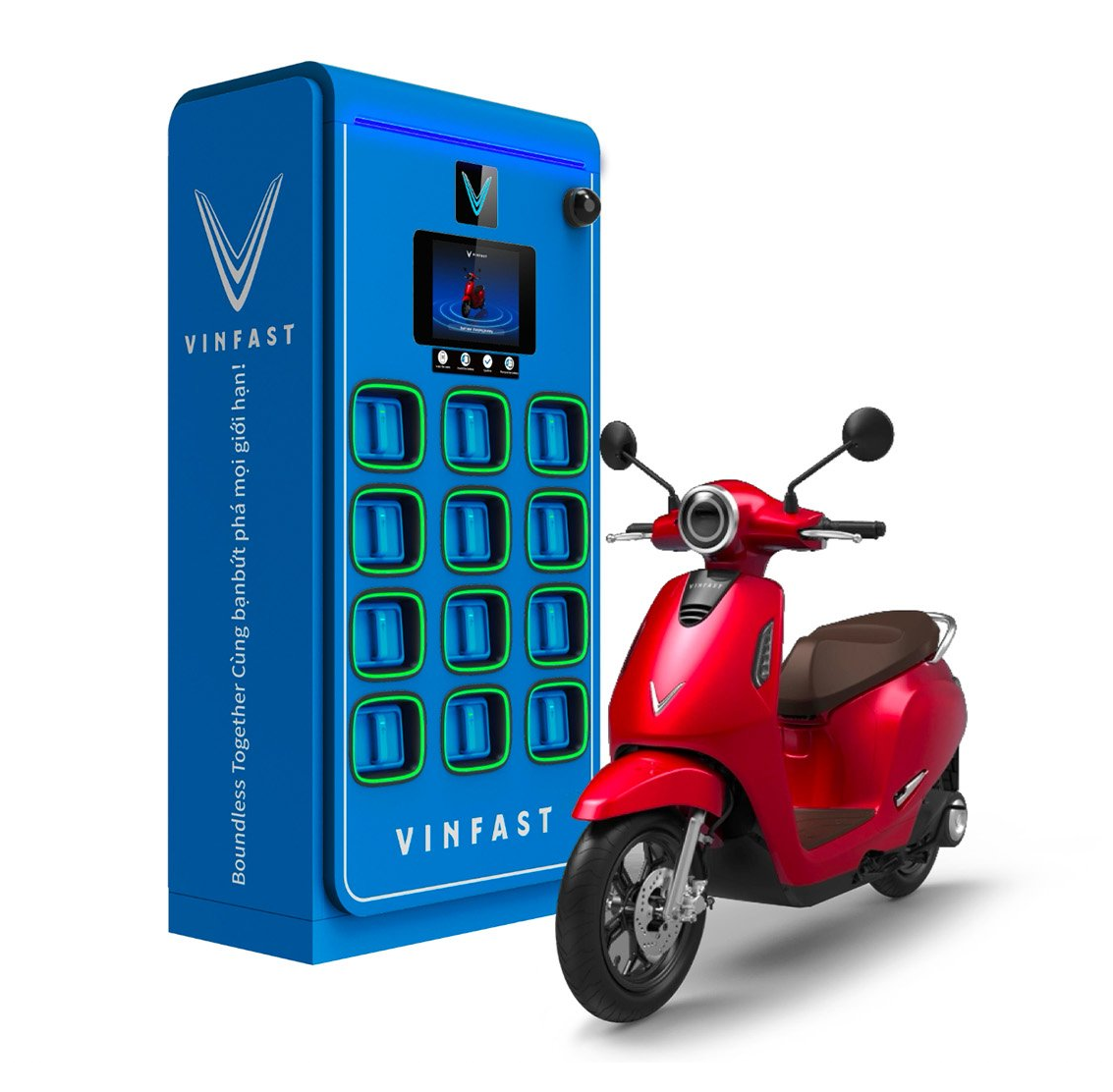 Xe điện cần đổi pin, có ngay đổi pin: VinFast lắp 1.000 tủ tháng sau ...