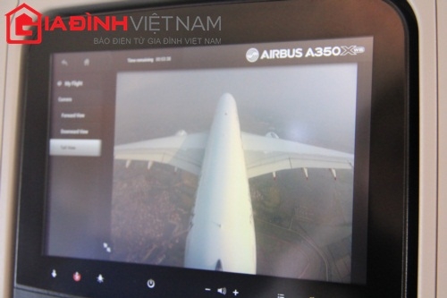 Bên trong máy bay Airbus A350 XWB vừa bay thử nghiệm tại Việt Nam