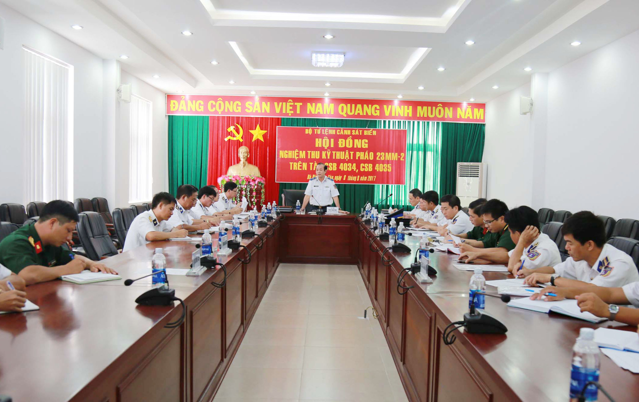 Bắn nghiệm thu pháo 23mm - 2 trên các tàu CSB 4034 và CSB 4035