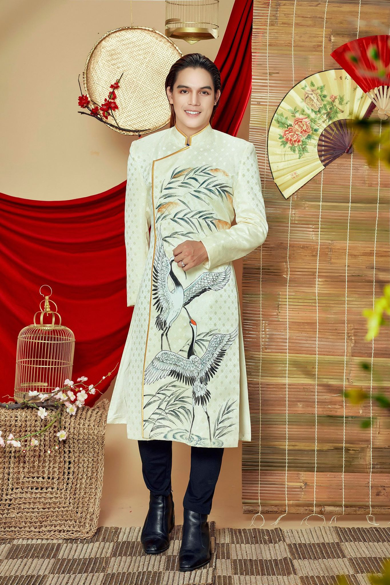 Brian Võ tự tin làm người mẫu thời trang