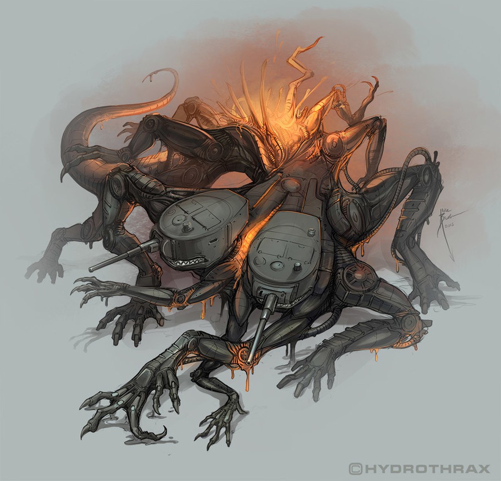 Máy bay chiến đấu, xe tăng Nga bỗng chốc biến thành... quái vật thời ...