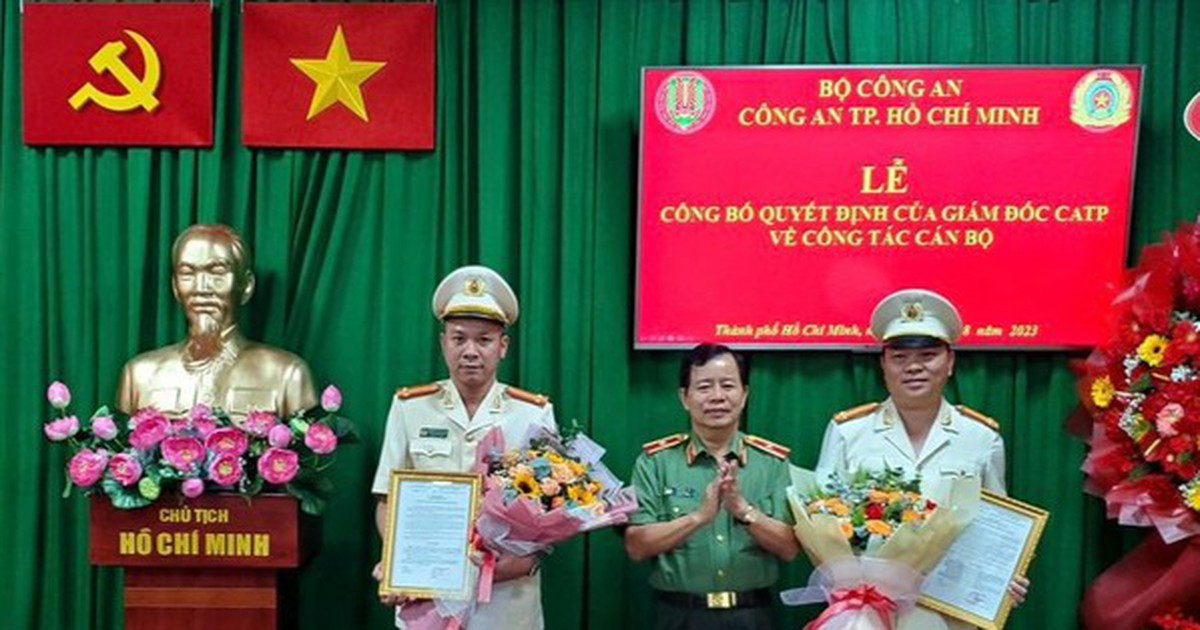 Trung tá Nguyễn Thành Hưng làm Trưởng Phòng Cảnh sát hình sự Công an TPHCM