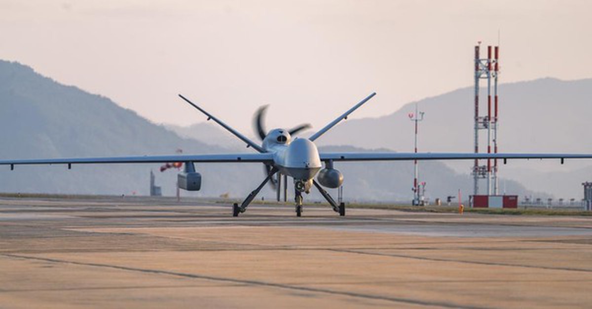 UAV MQ - 9 Reaper giá 30 triệu USD của Mỹ rơi xuống biển Hàn Quốc
