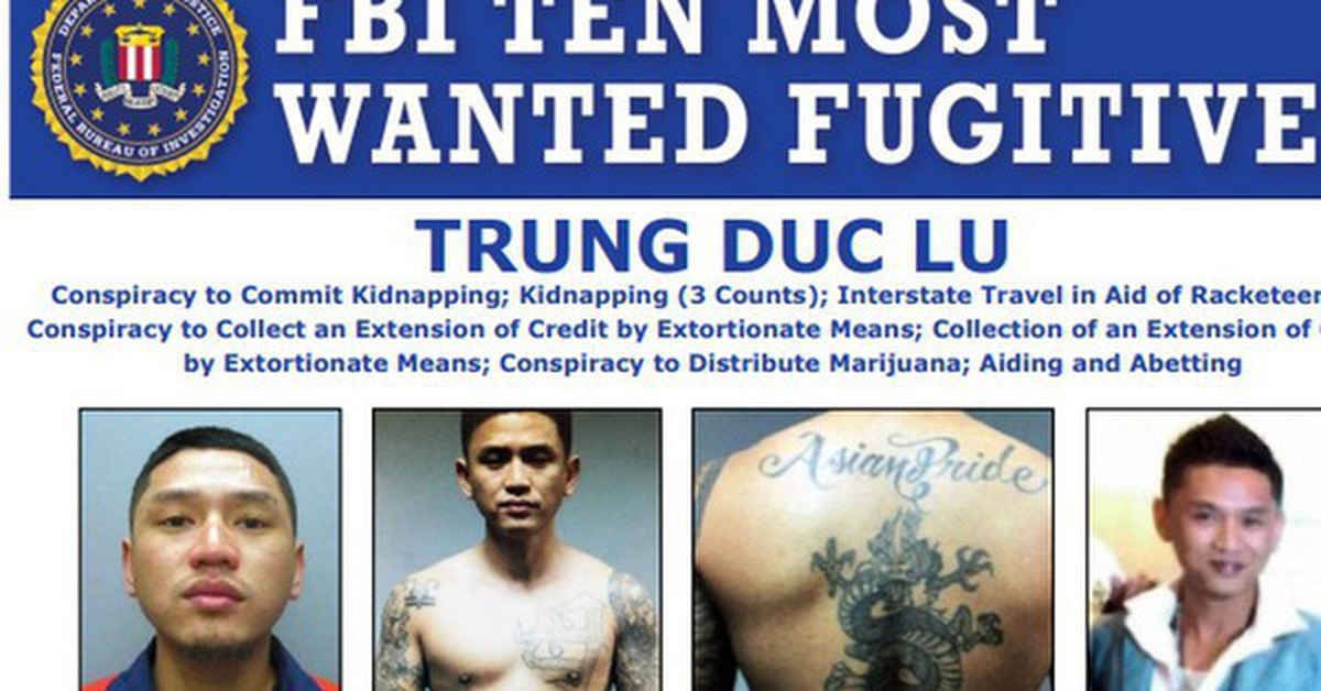 Trung Duc Lu bị truy nã gắt gao nhất tại Mỹ sau vụ án mạng dã man