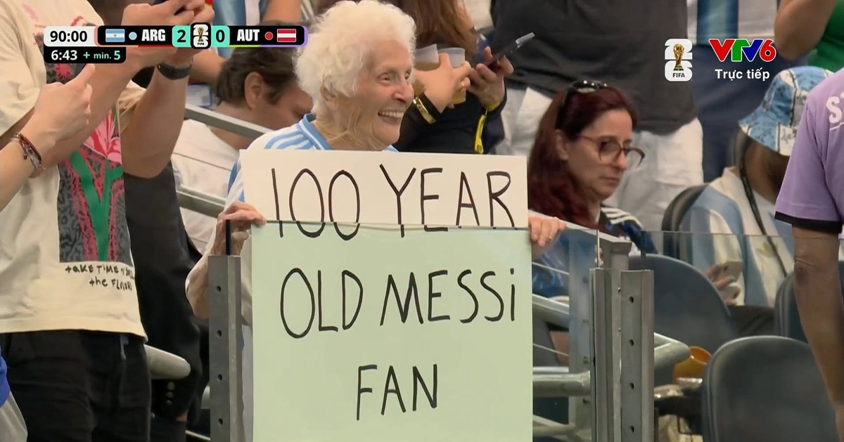 'Bà cụ gangster' 100 tuổi cổ vũ Messi gây sốt tại World Cup 2026