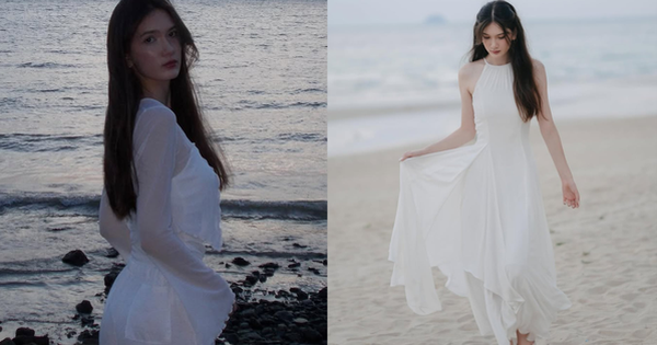 Đặng Thanh Giang - em gái Văn Lâm thu hút với Vẻ đẹp trên biển