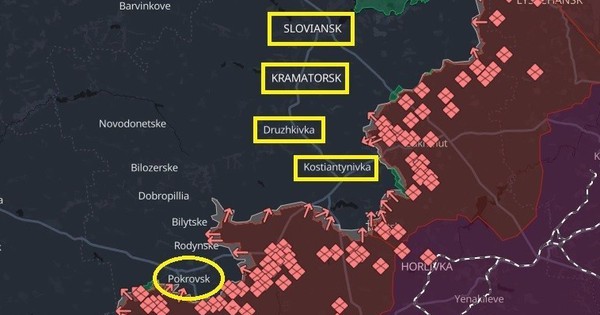 Nếu kiểm soát Slavyansk và Kramatorsk, quân Nga xộc thẳng tới sông Dnepr