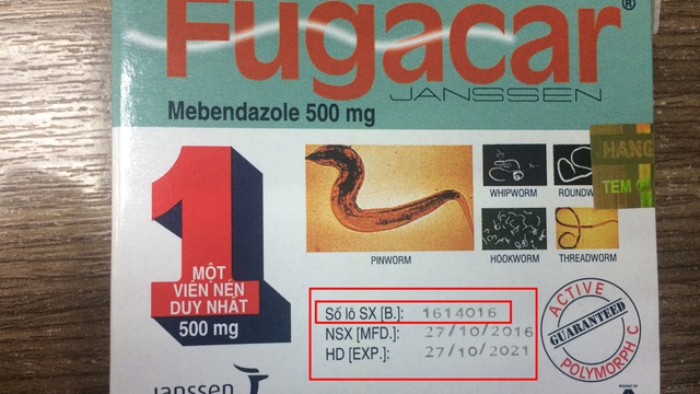 Fugacar: Nhận diện ngay thuốc Fugacar thật, giả chỉ qua bức ảnh này ...